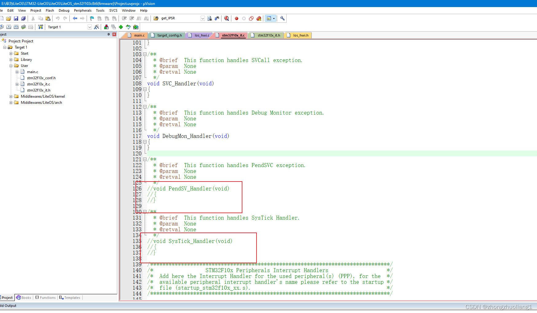 STM32F1系列LiteOS移植教程_stm32移植liteos-CSDN博客