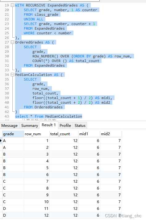 Mysql 取某特定行数据及求中位数位置及数值mysql 中位数 Csdn博客
