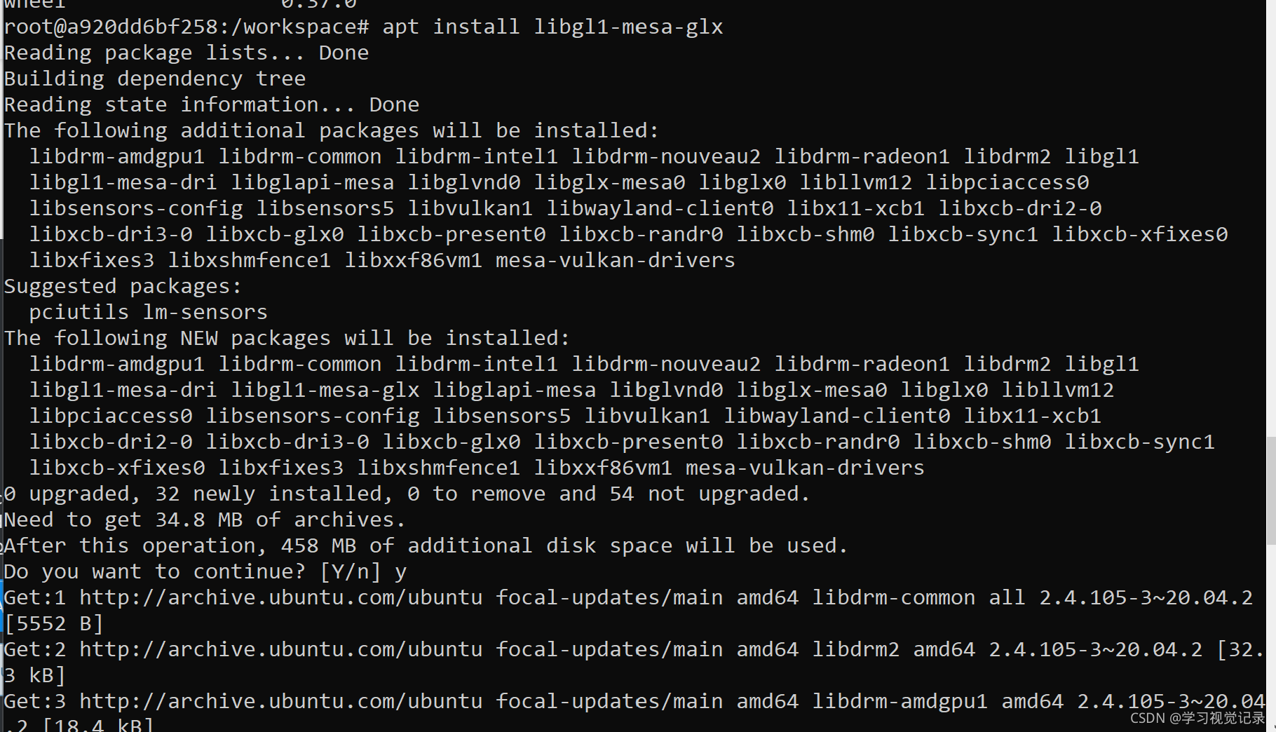 import cv2的 问题，，docker中遇到，ImportError: libGL.so.1: cannot open shared ...
