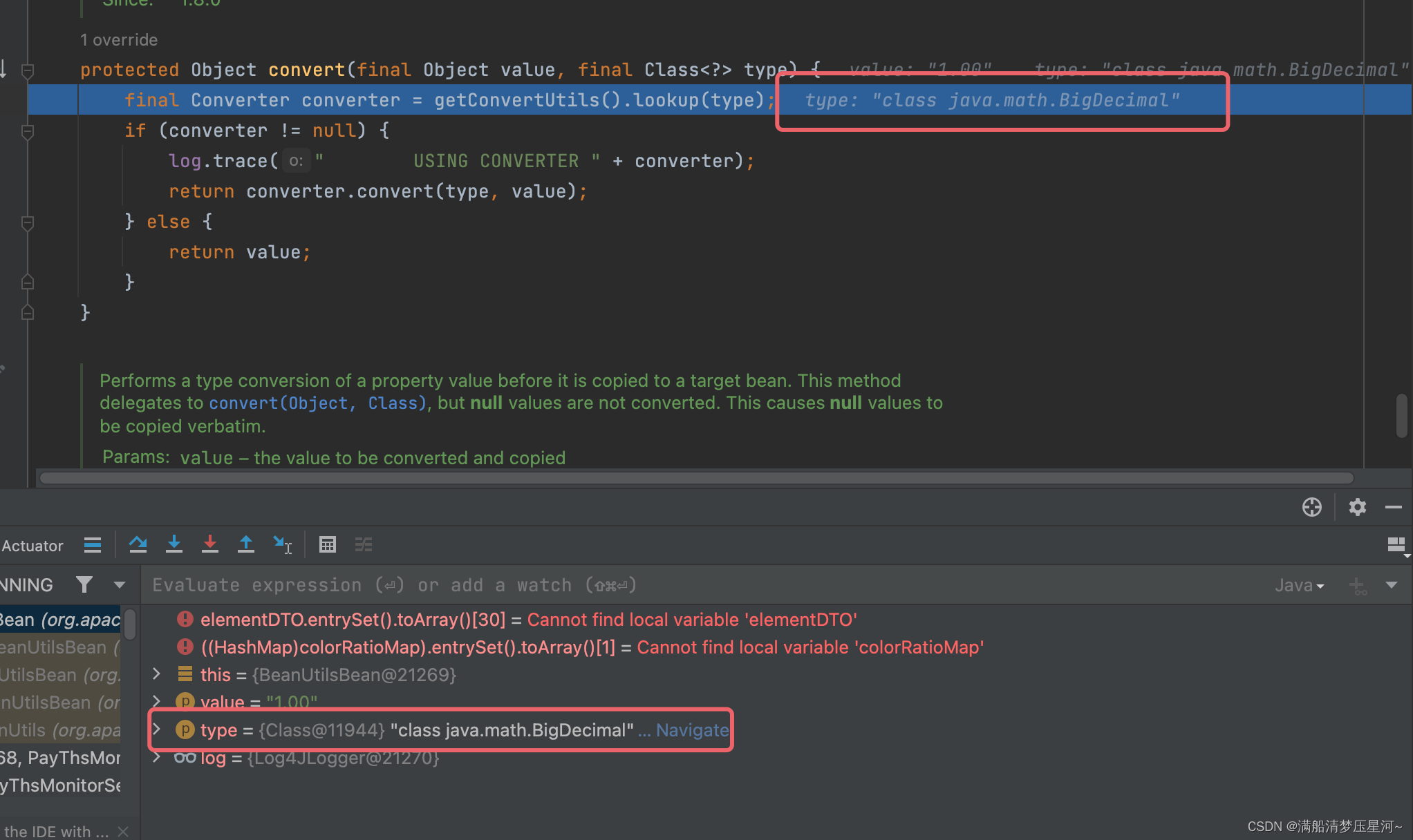 java中使用BeanUtils.copyProperties方法对象复制同名字段类型不同赋值为空问题解析_copyproperties 类型不一致-CSDN博客