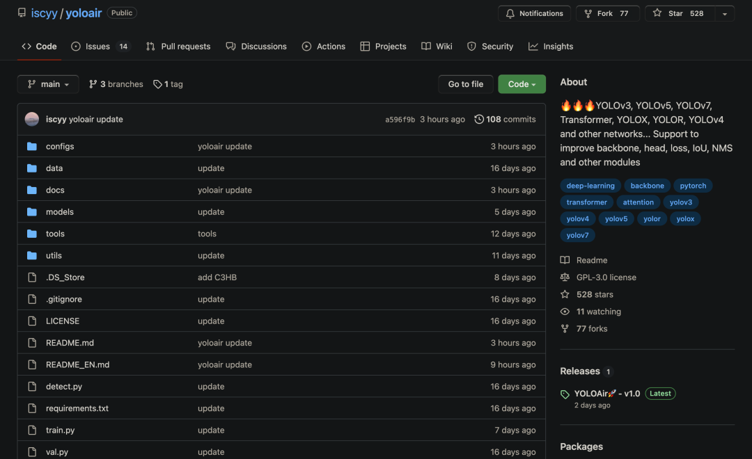YOLOAir，一个基于 PyTorch 的 YOLO 工具箱...-CSDN博客
