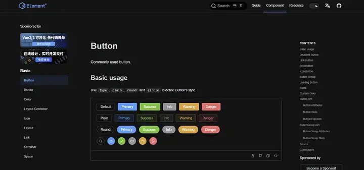 分享6个当下最受欢迎的 Vue UI 库_vue 开源 ui 库-CSDN博客