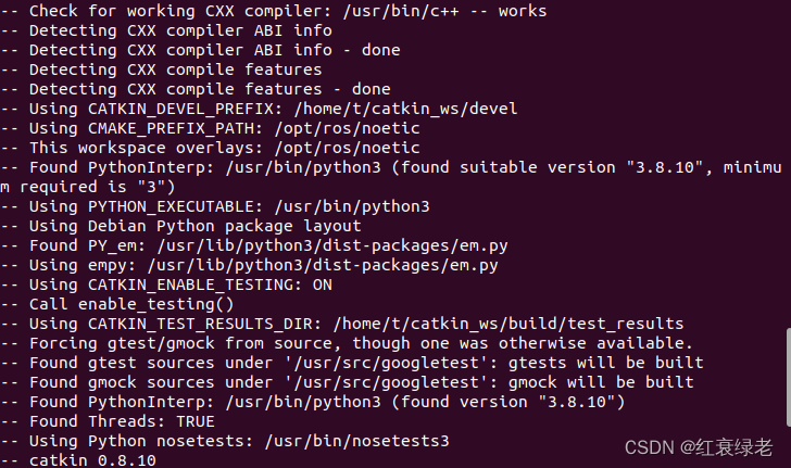 树莓派4B ubuntu20.04 安装ROS noetic和opencv记录_树莓派4b安装ros noetic-CSDN博客