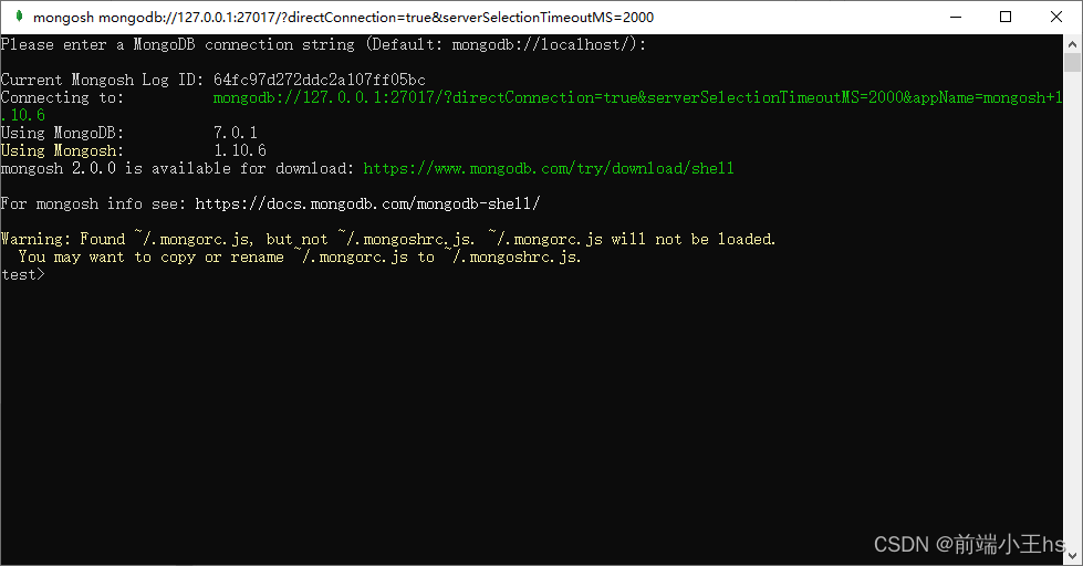 mongodb7.0安装全过程详解_mongodb7.0安装教程-CSDN博客