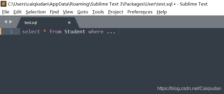 sublime text代码不高亮，一步解决_sublime sql高亮-CSDN博客