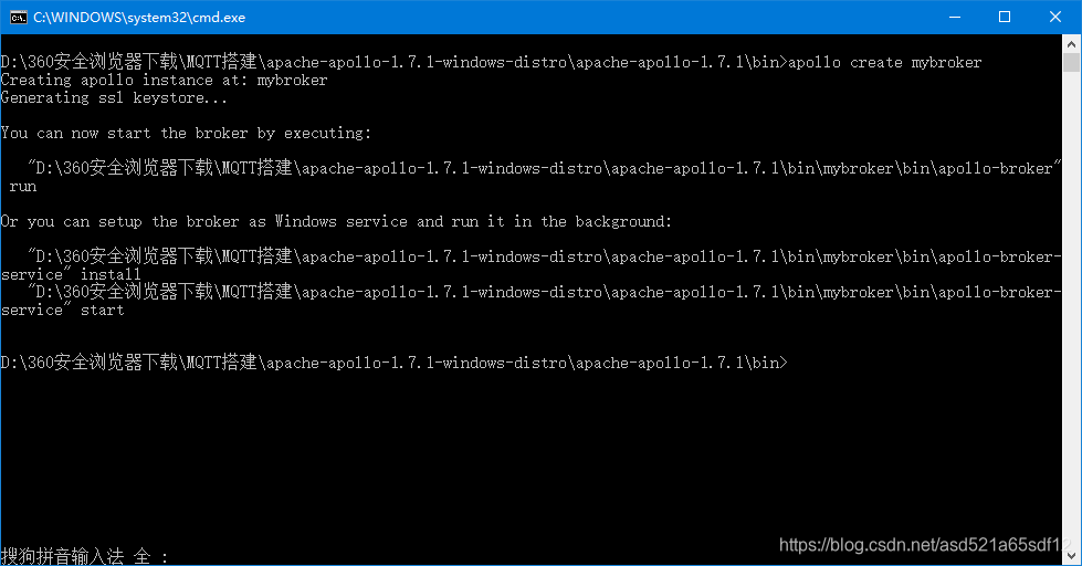 搭建MQTT服务器Apollo_apollo console-CSDN博客