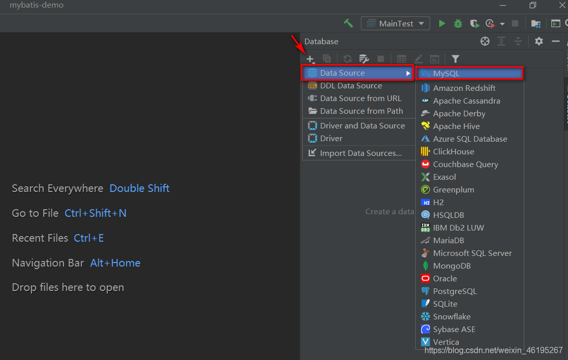 idea中连接MySql数据库并自动生成实体类_mql idea-CSDN博客