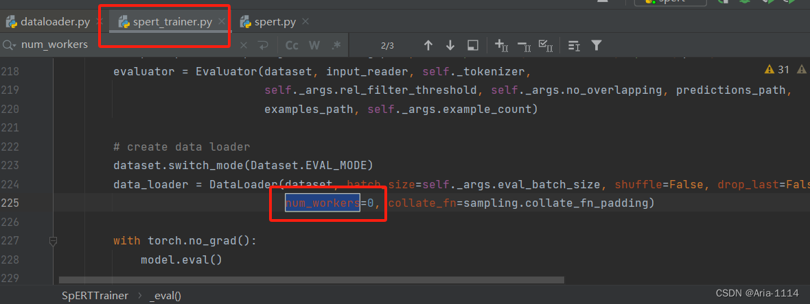 求救，基于spert的中文关系提取报错：BrokenPipeError: [Errno 32] Broken pipe ——已解决 ...
