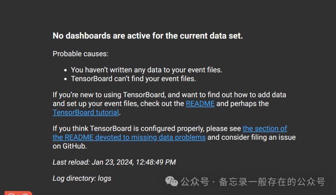 关于Tensorboard_tensorboard --logdir=-CSDN博客