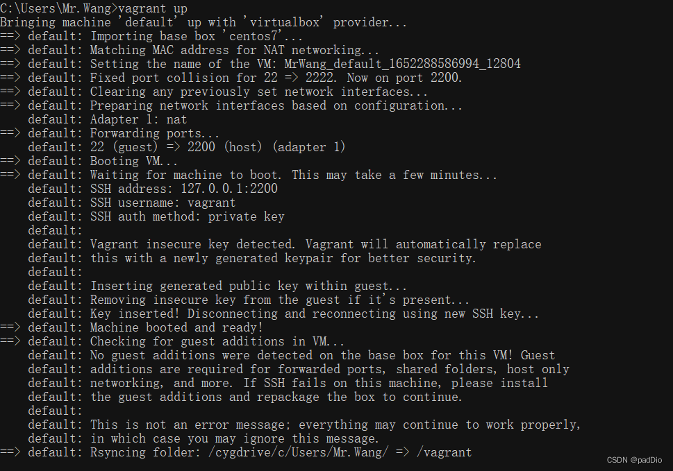 VirtualBox+vagrant Linux系统安装_用virtual box + vagrant安装linxu后,linxu的命令行-CSDN博客