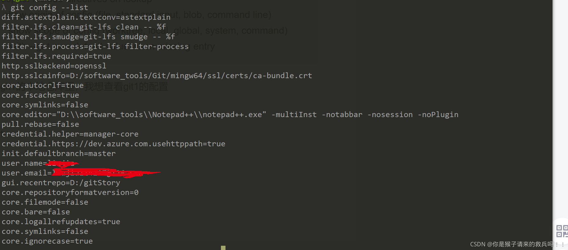 Git基本操作（5）- git config_error: wrong number of arguments, should be 2 usag-CSDN博客