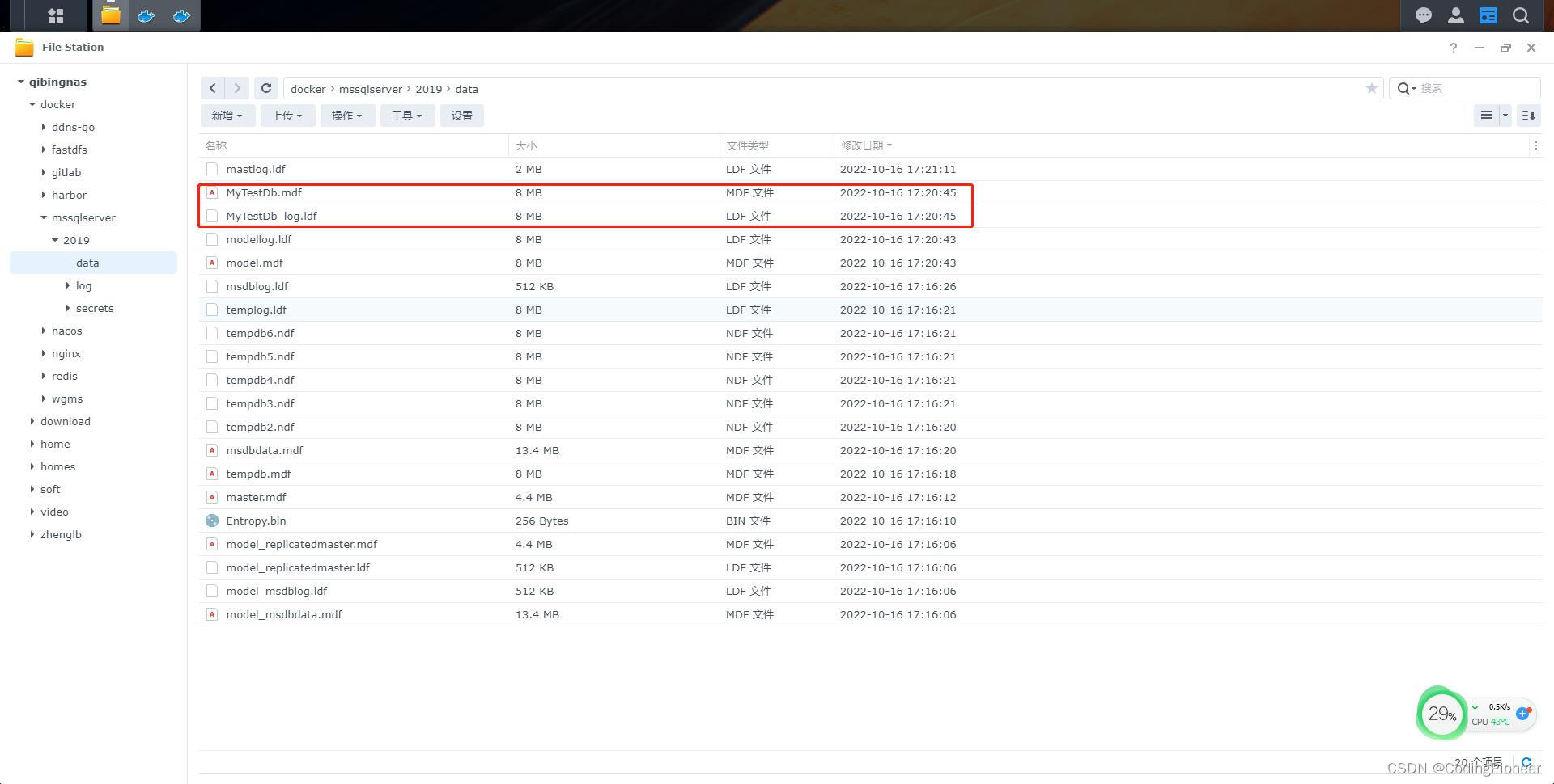 群晖docker部署microsoft Sql Server 2019docker安装sqlserver2019 Csdn博客 4804