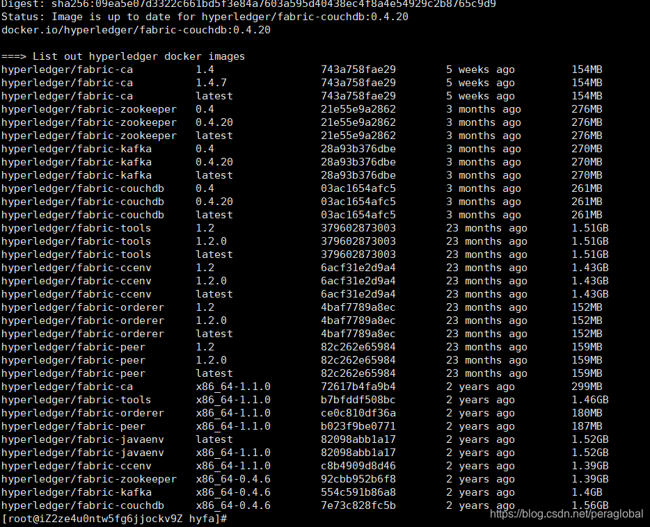 Hyperledger Fabric 安装笔记（一、使用bootstrap.sh脚本安装）_如何运行bootstrap.sh-CSDN博客