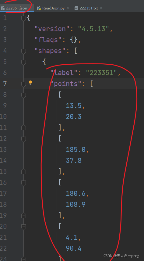 python 将labelme标注的json文件批量转为txt为CTPN训练_使用pycharm将json文件转化成批量的txt文件-CSDN博客