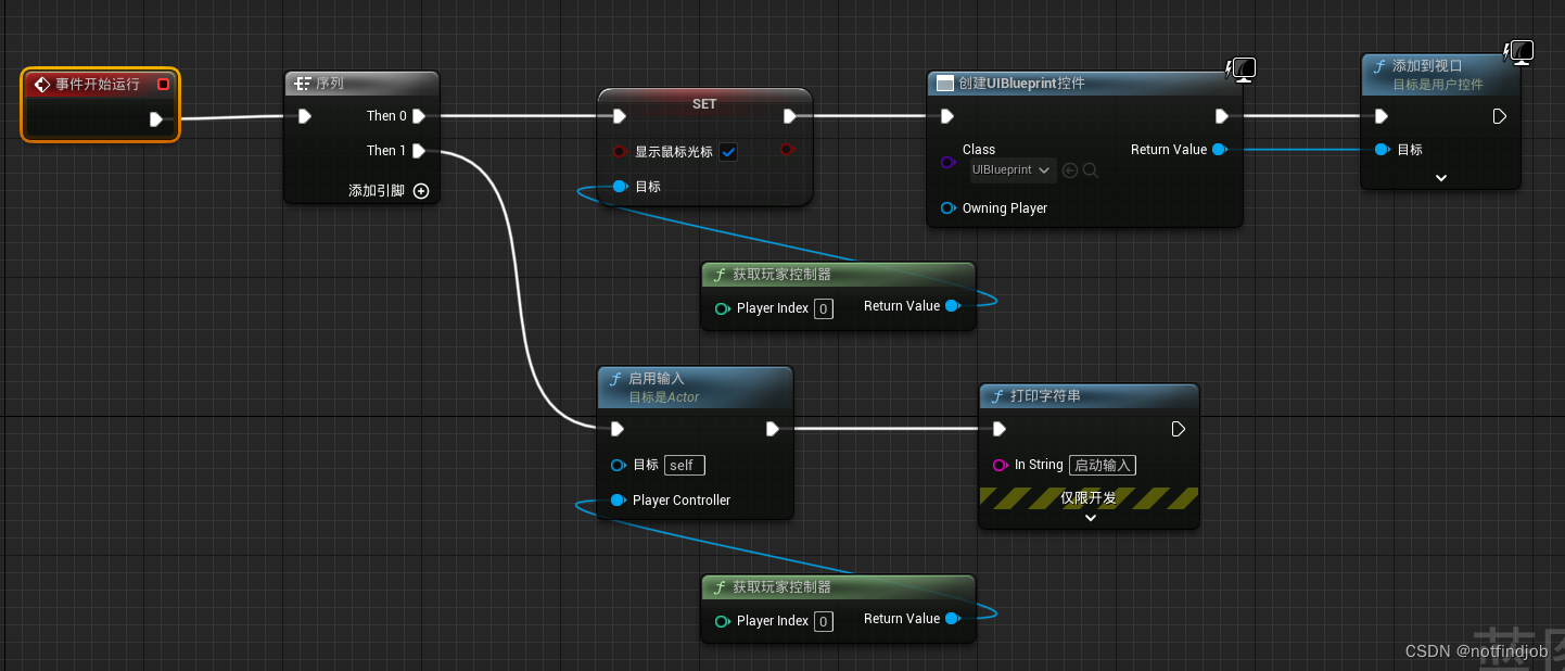 UE4 Actor蓝图控制视口鼠标点击和鼠标显示、以及自身点击事件_ue4鼠标点击事件-CSDN博客