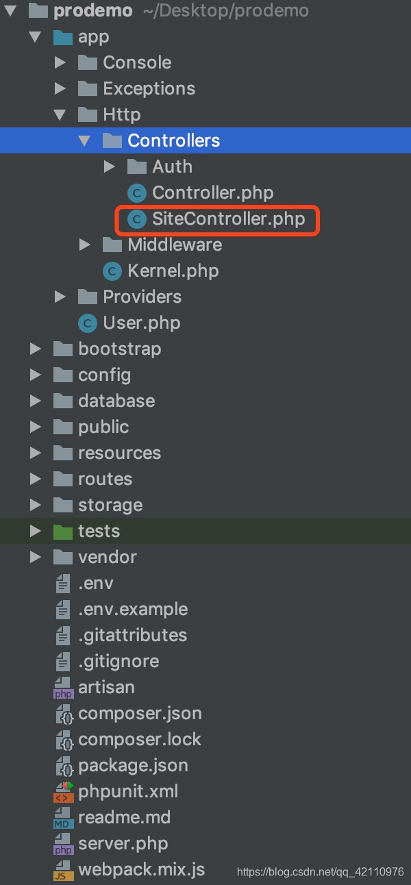 网站PHP框架之Laravel5.5(五)Controller控制器_controller用什么语言写php-CSDN博客