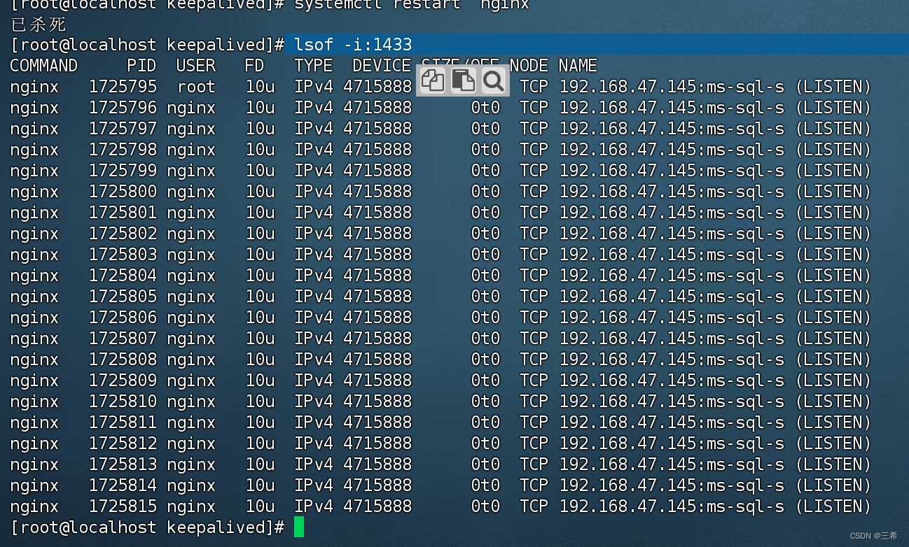 ky10 server keepalived 配置多个虚拟机ip，nginx配置，业务数据测试过程说明_keepalive配置多个虚拟ip-CSDN博客