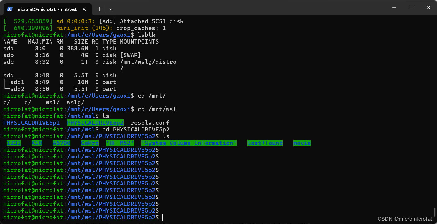 【wsl2】WIN11借助wsl2挂载ext4磁盘_win11 ext4-CSDN博客