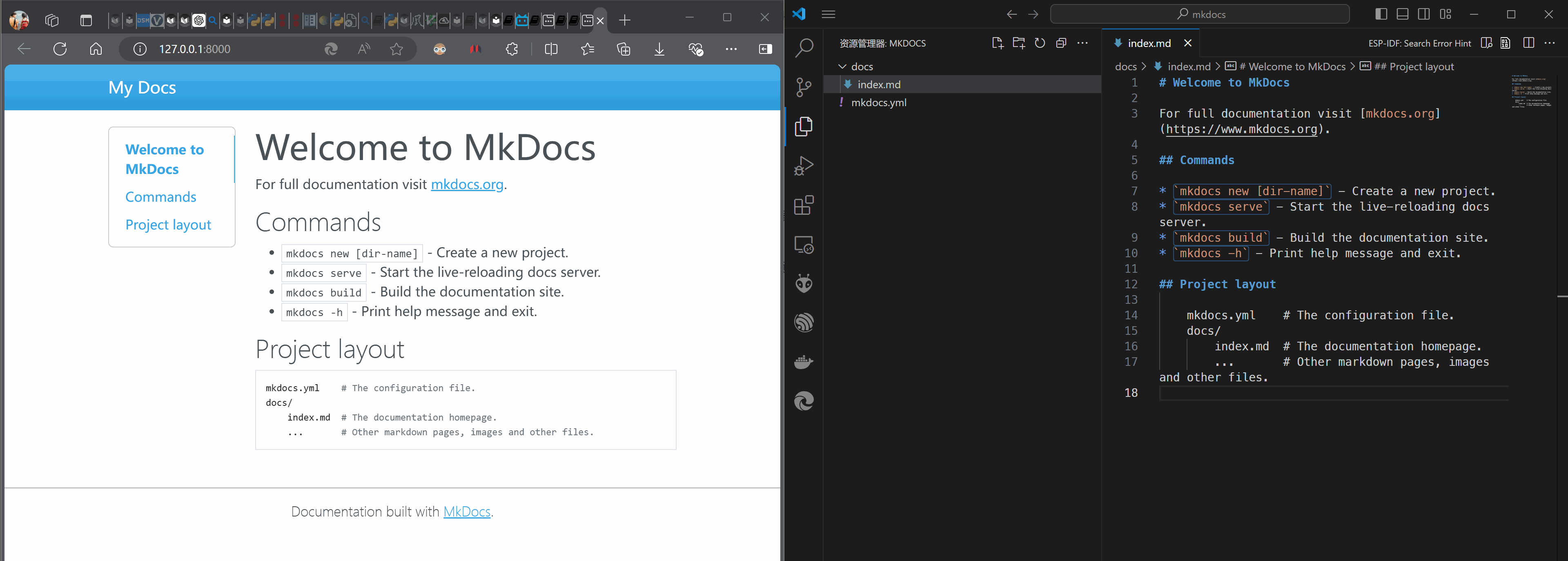 2.快速上手MkDocs-CSDN博客