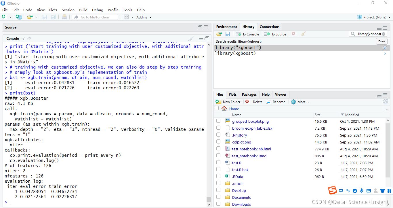 R语言构建xgboost模型：自定义损失函数（目标函数、loss function、object function）、评估函数（evaluation function）_r语言 xgboost ...