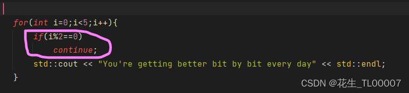C++:控制流语句continue、break和return-上接循环_c++ continue-CSDN博客