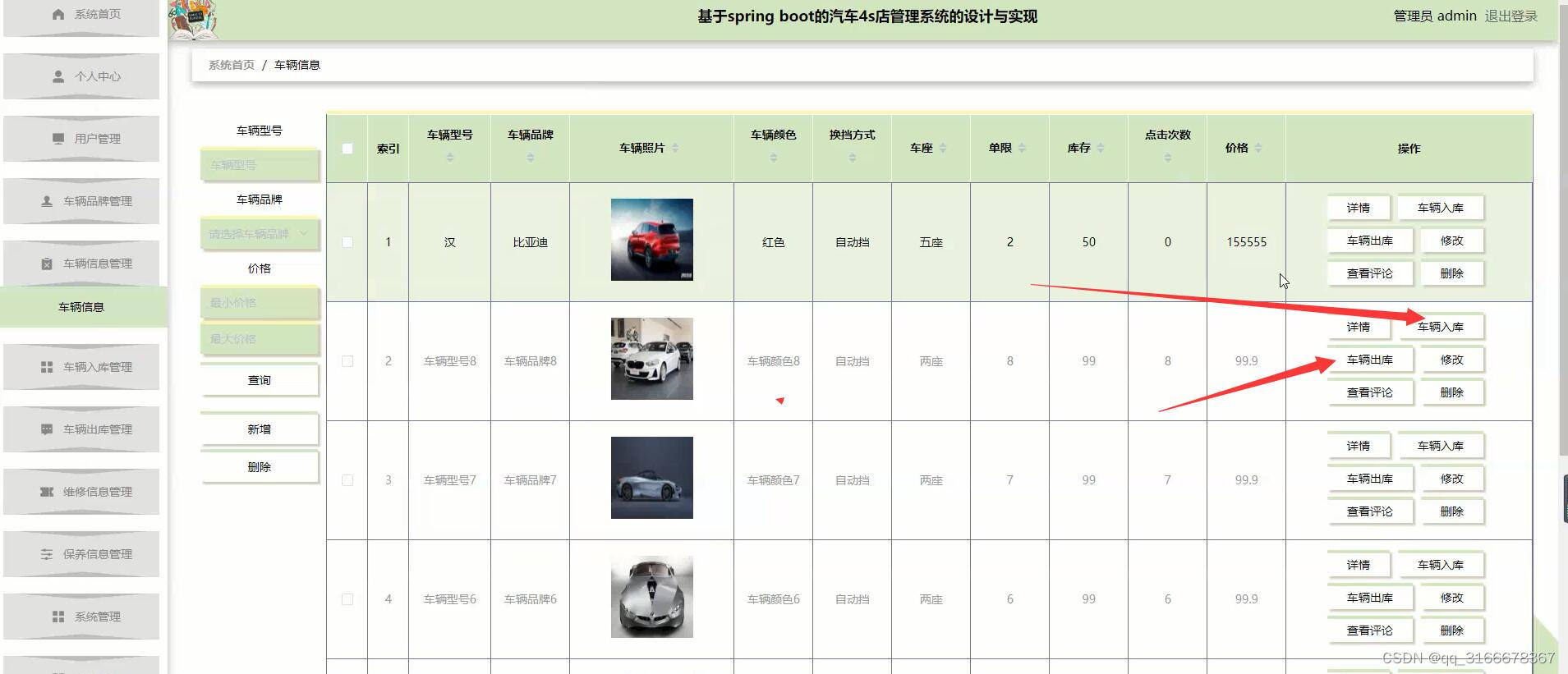 java+vue基于spring boot的汽车4s店销售一体化服务管理系统-CSDN博客