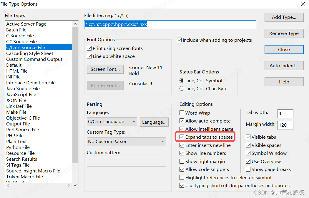 “Tab键”强制转换为“空格键”_notepad tab转成4个空格-CSDN博客