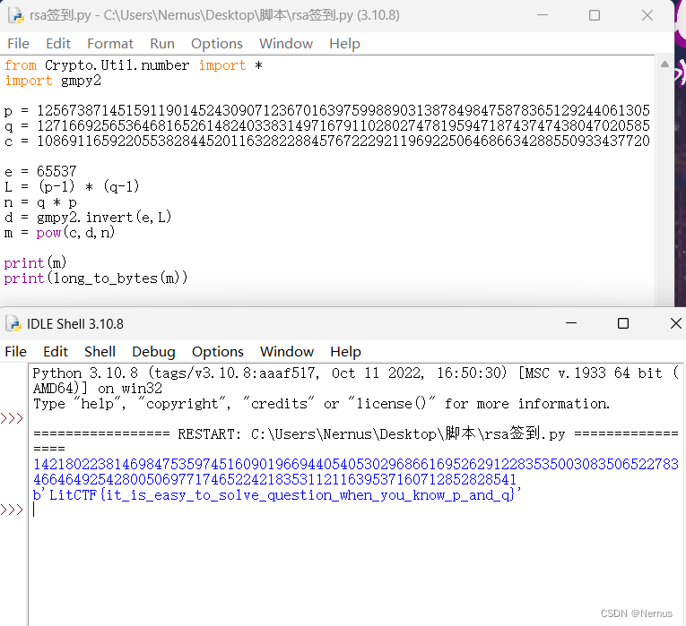 NSSCTF CRYPTO 题解（一）-CSDN博客