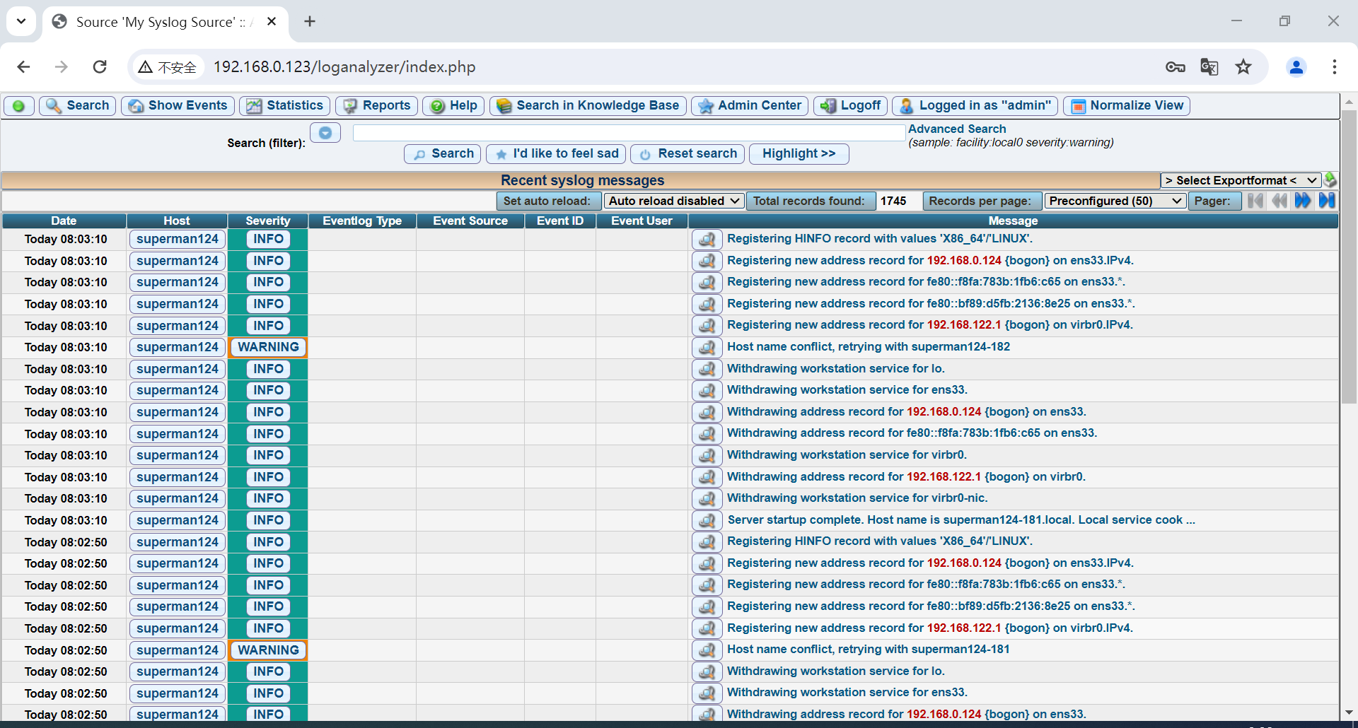 Linux Rsyslog+LogAnalyzer+MariaDB部署日志服务器-CSDN博客