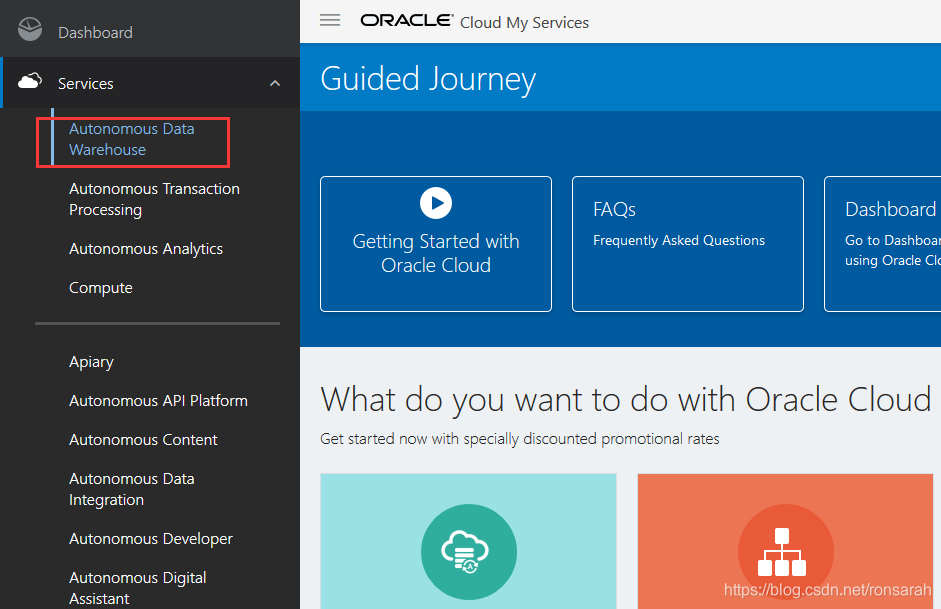 Oracle ADW 自治数据仓库云服务体验_oracle adw特性-CSDN博客