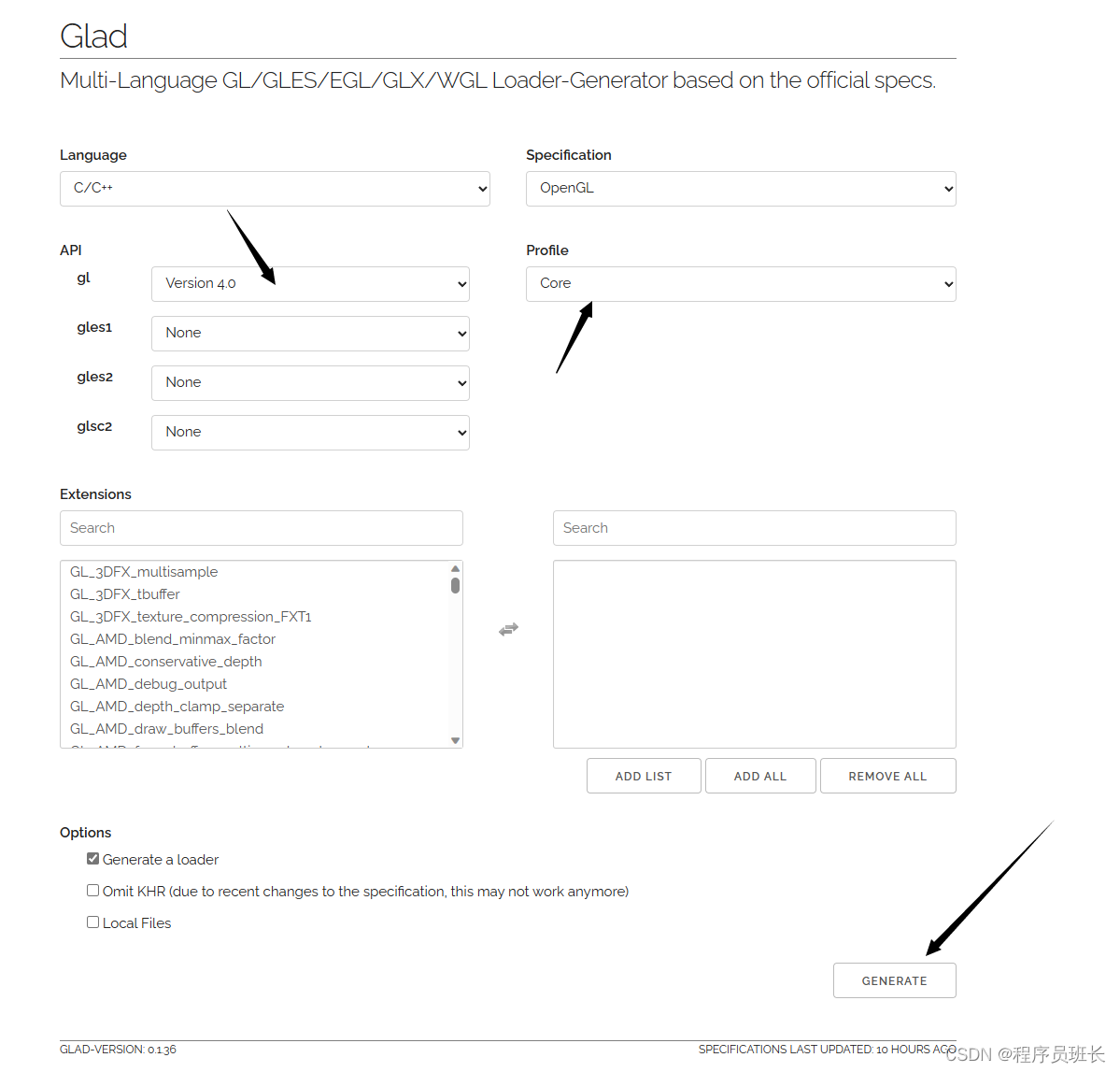 VS2022配置OpenGL+GLAD_opengl配置glad-CSDN博客