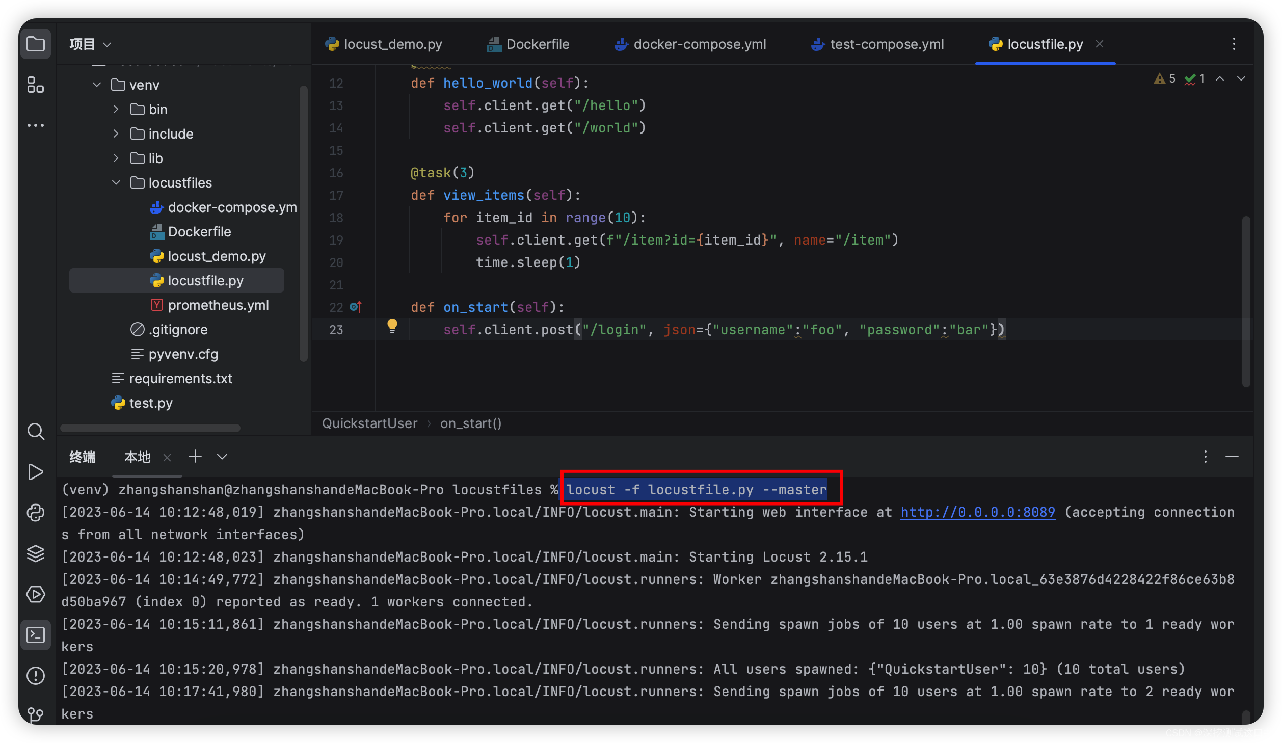 locust在window/mac下执行分布式压力测试_locust 能设置多个worker-CSDN博客