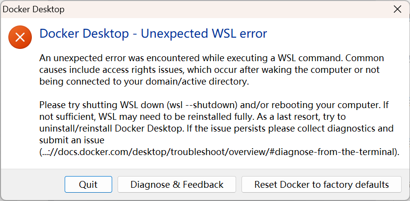 【Docker】WSL 2 上的 Docker 搭建和入门_wsl2 docker-CSDN博客