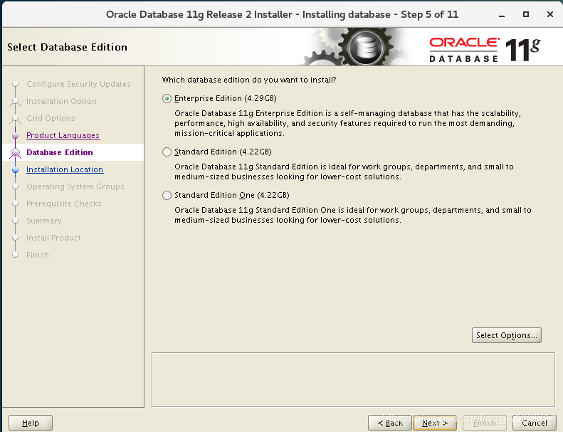 Centos7安装Oracle11g及可能遇到的问题(最详细的操作过程)_os kernel parameter semmni-CSDN博客
