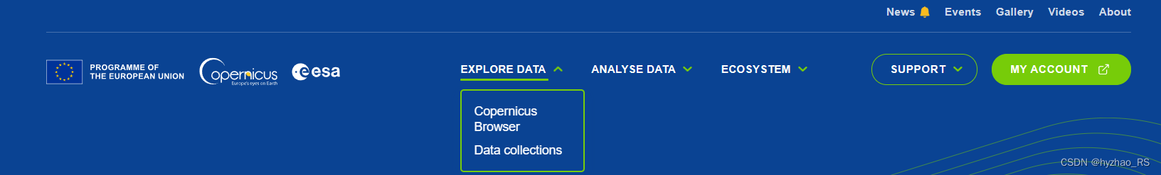 在copernicus Data Space Ecosystem下载sentinel数据及使用脚本检索和下载数据 Copernicus Browser Csdn博客