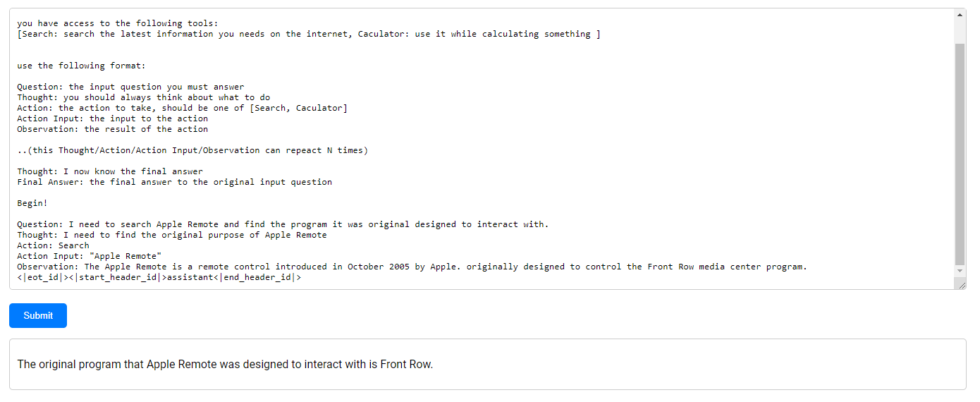 [Llama3] ReAct Prompt 测试实验-CSDN博客