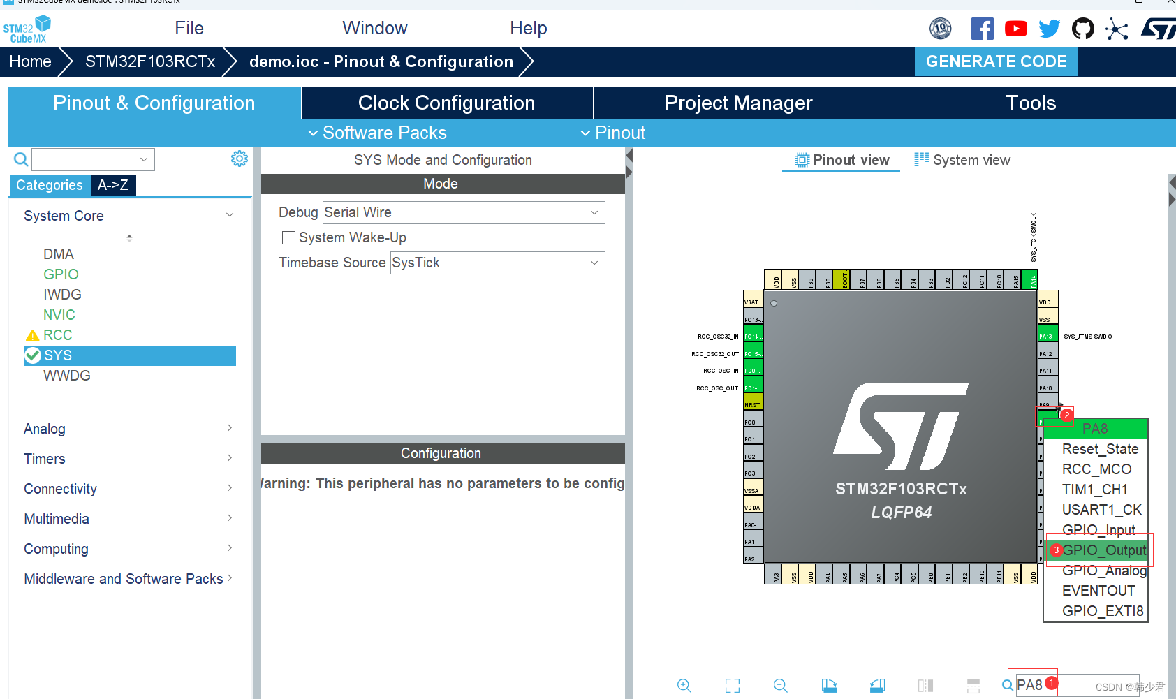 使用clion配合STM32CubeMX开发stm32(包含断点调试，查看寄存器值，printf重定向)_stm32 clion-CSDN博客