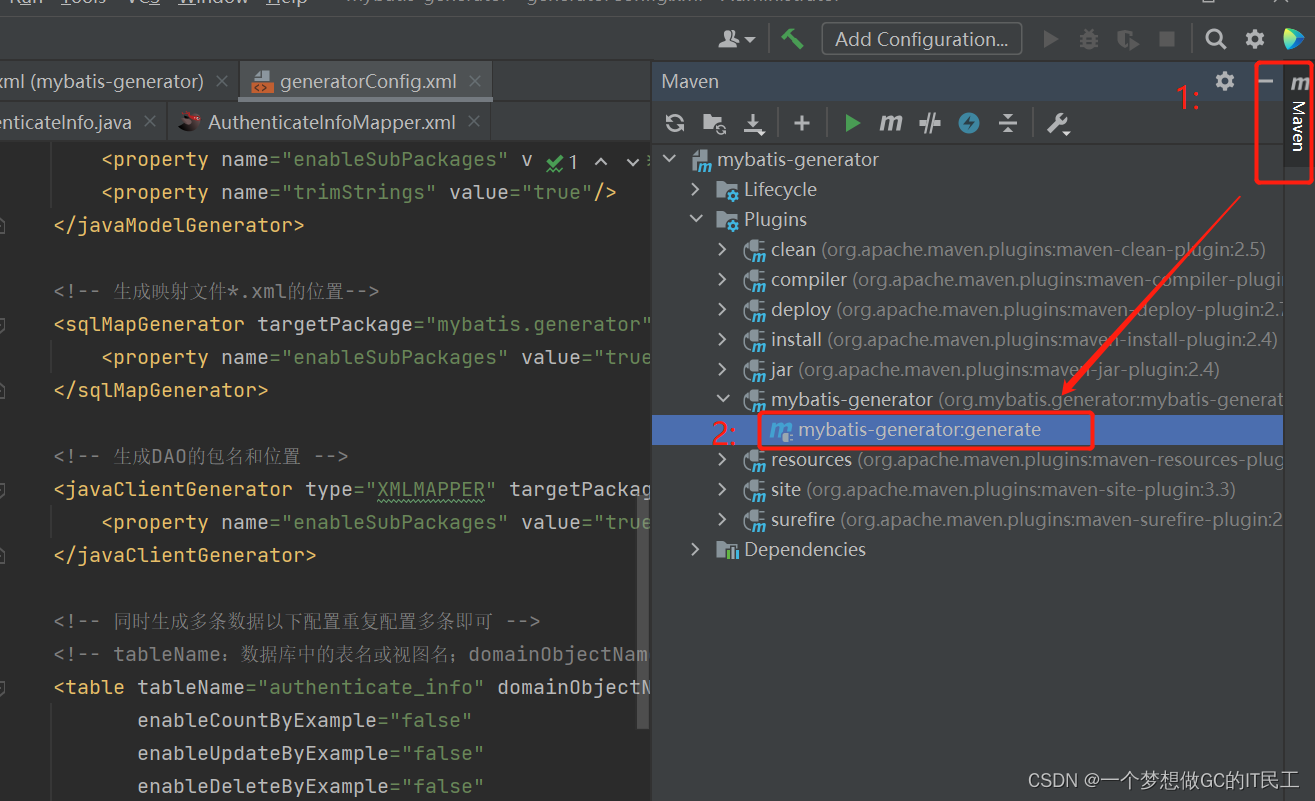 mybatis-generator自动生成mapper.xml,含有压缩包即拿即用-CSDN博客