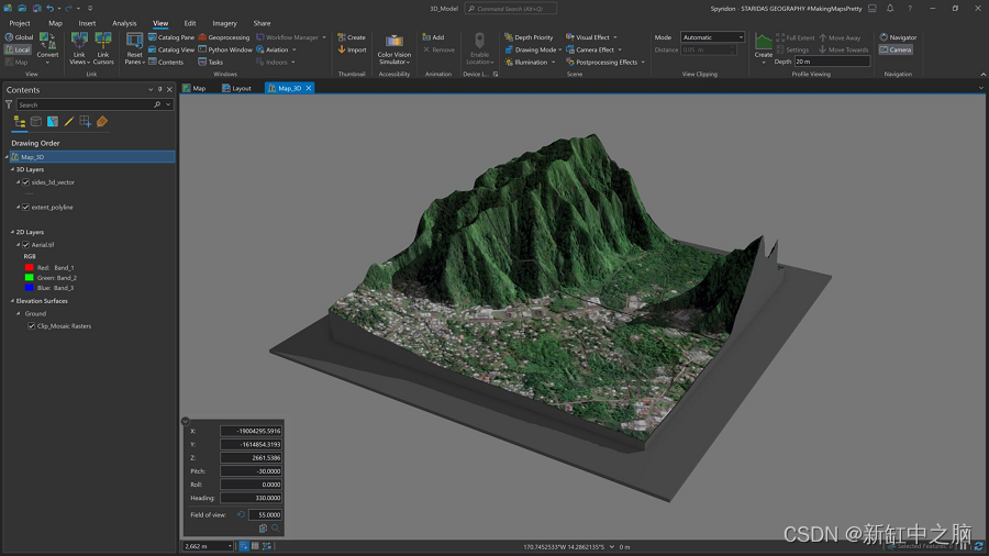 ArcGIS Pro 3D建模简明教程_arcgispro三维建模-CSDN博客