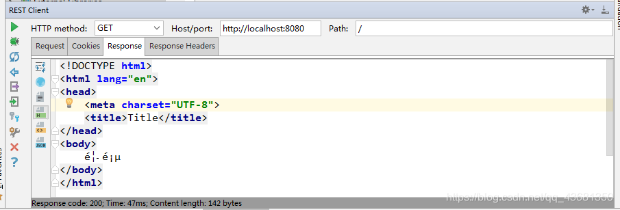 解决IDEA REST Client 接口中文乱码问题_idea restclient 乱码-CSDN博客