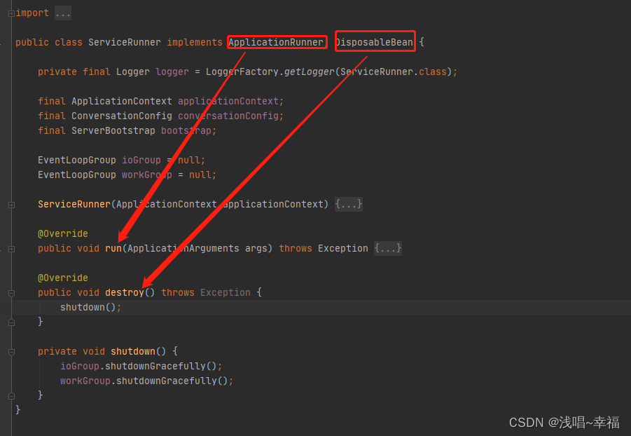 项目初始化时ApplicationRunner和CommandLineRunner的应用_commandlinerunner初始化的时候可以读到application的配置吗-CSDN博客
