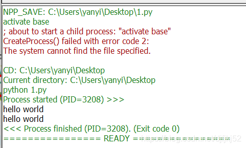 Anaconda3环境path与notepad++的NppExec插件激活环境与快速运行python脚本与matlab脚本,c代码_call activate base-CSDN博客
