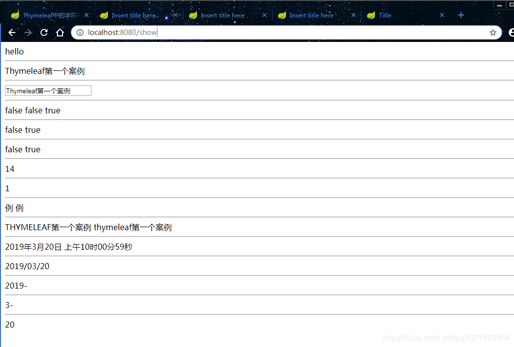 Spring Boot---(7)SpringBoot整合Thymeleaf（对Thymeleaf的string，if，switch，list，map，作用域进行介绍使用）_thymeleaf ...