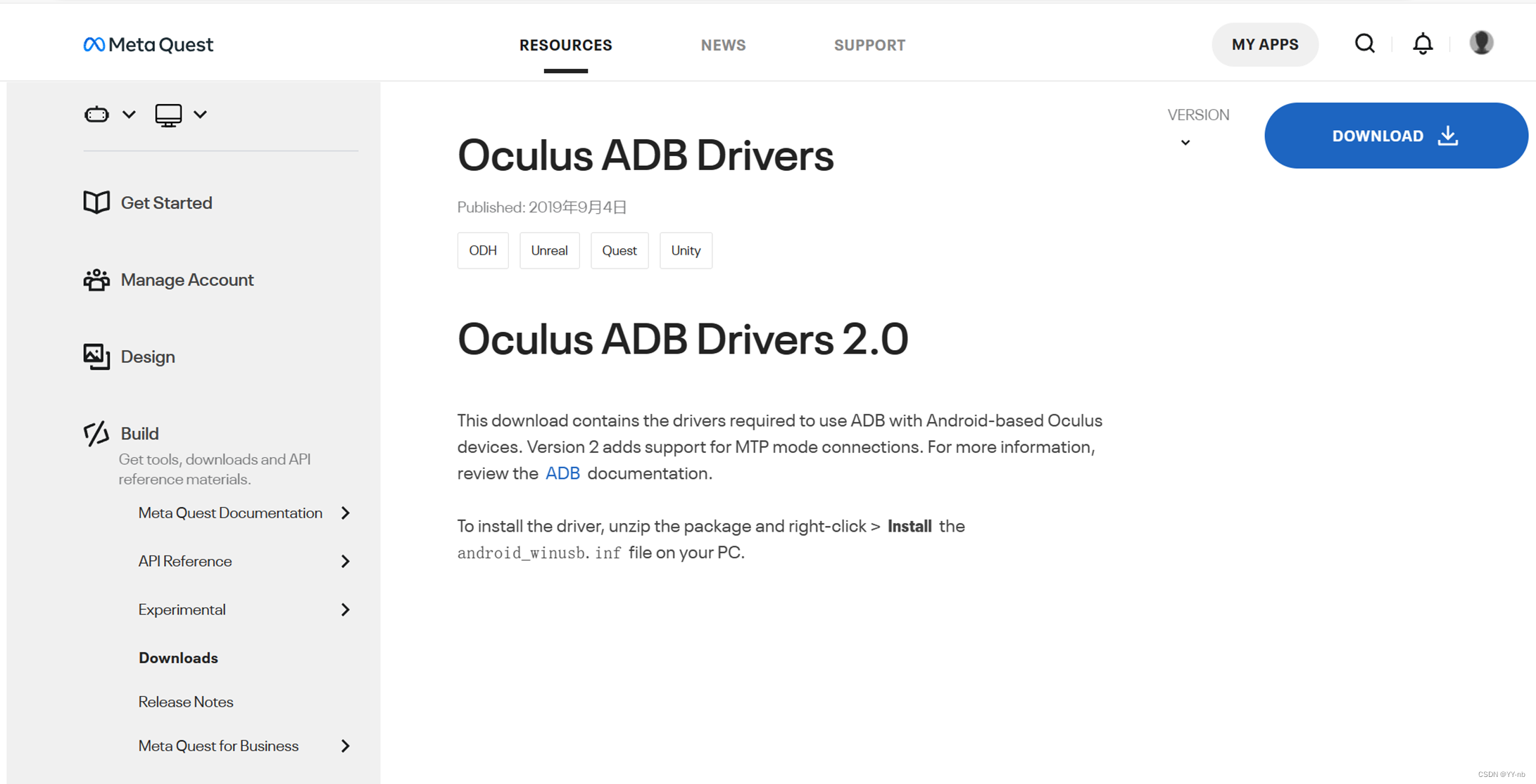 【重制版】Unity Meta Quest 一体机开发：前期准备，Meta XR SDK导入和环境配置，配置玩家物体-CSDN博客