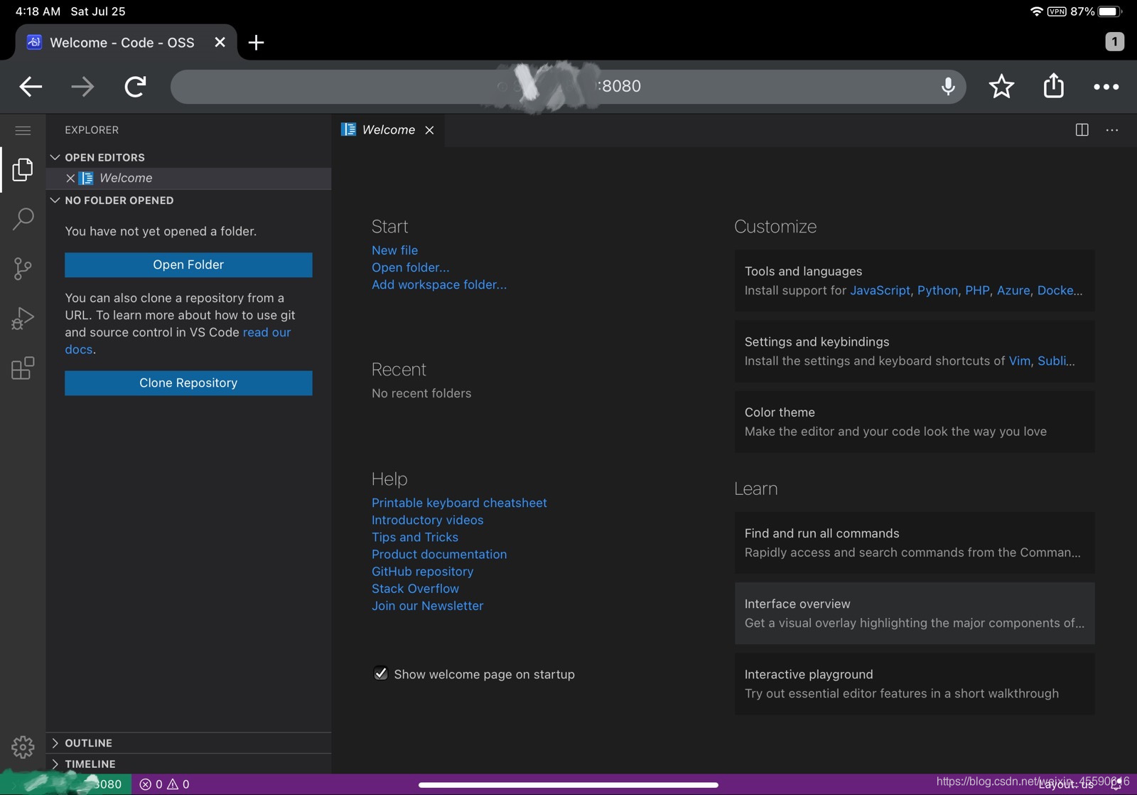 iPad上用code-server运行VS Code_ipad code server-CSDN博客