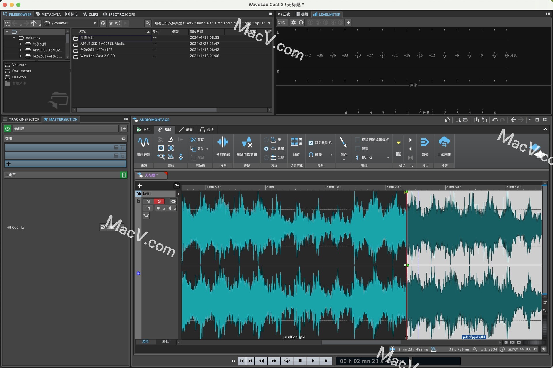 Steinberg WaveLab Cast for Mac(音频制作工具)-CSDN博客