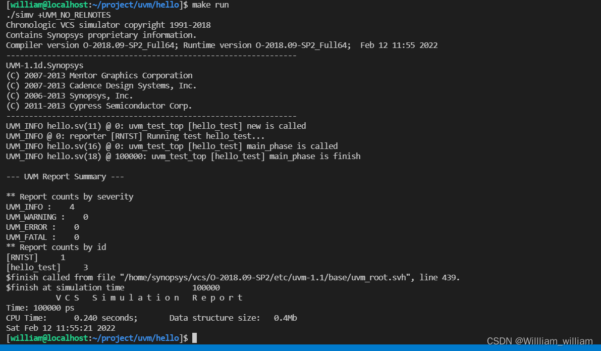 Uvm学习之路（3）— 基于uvm的第一个hello程序vscode Uvm的插件 Csdn博客 