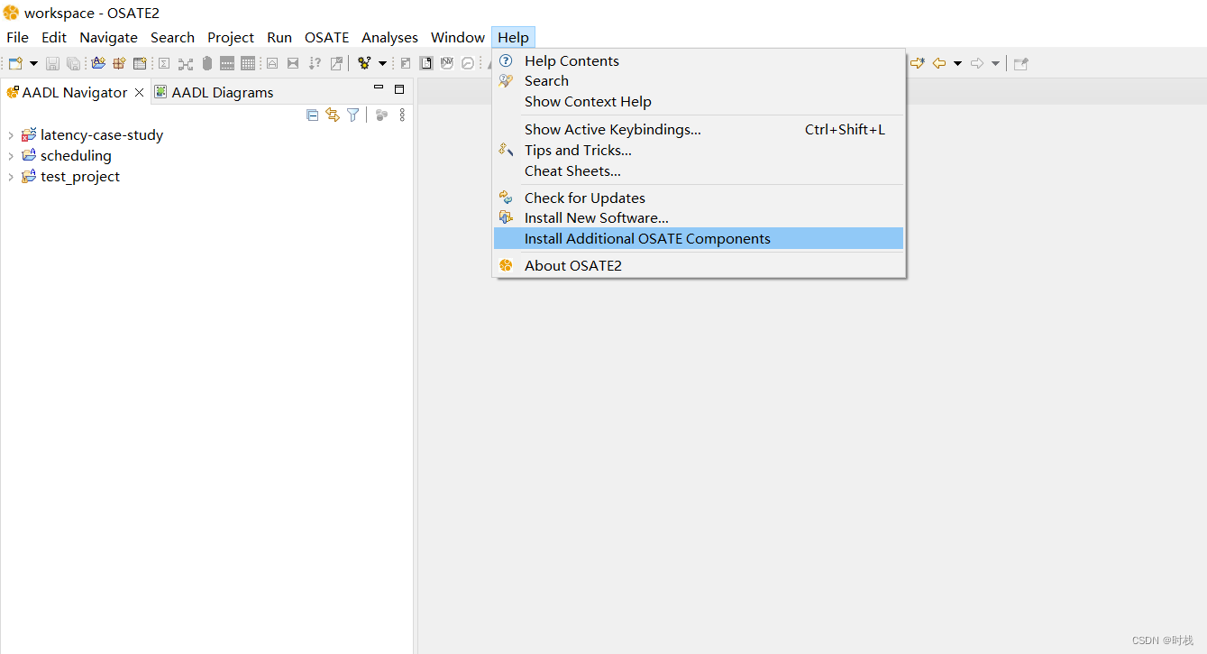 OSATE 插件 Cheddar 的安装与简单使用-CSDN博客