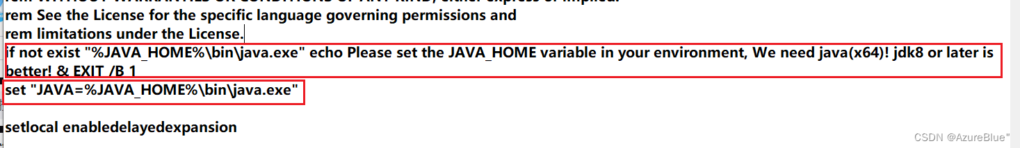 Nacos启动报错：Please set the JAVA_HOME variable in your environment, We need java(x64) jdk8 or later ...