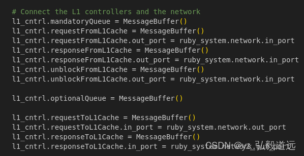 gem5 garnet 拓扑结构之port： NI CPU ROUTER L1 L2-CSDN博客
